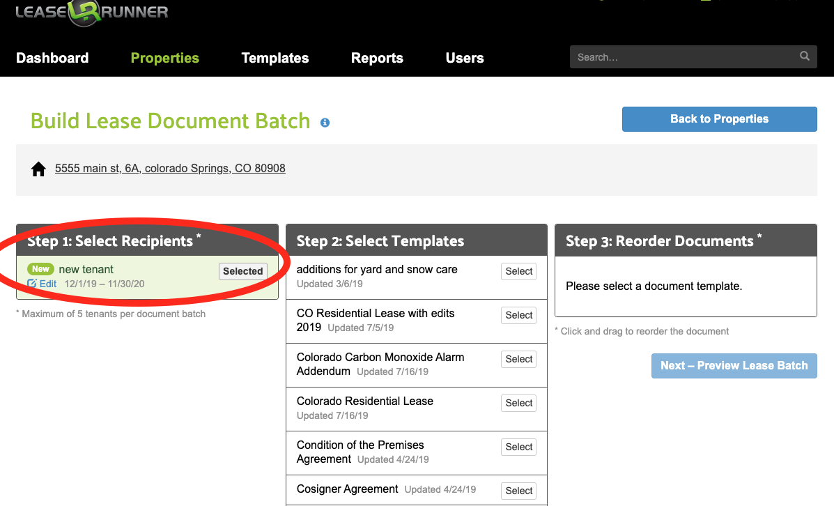 Adding Additional Tenant to Existing Lease – LeaseRunner.com